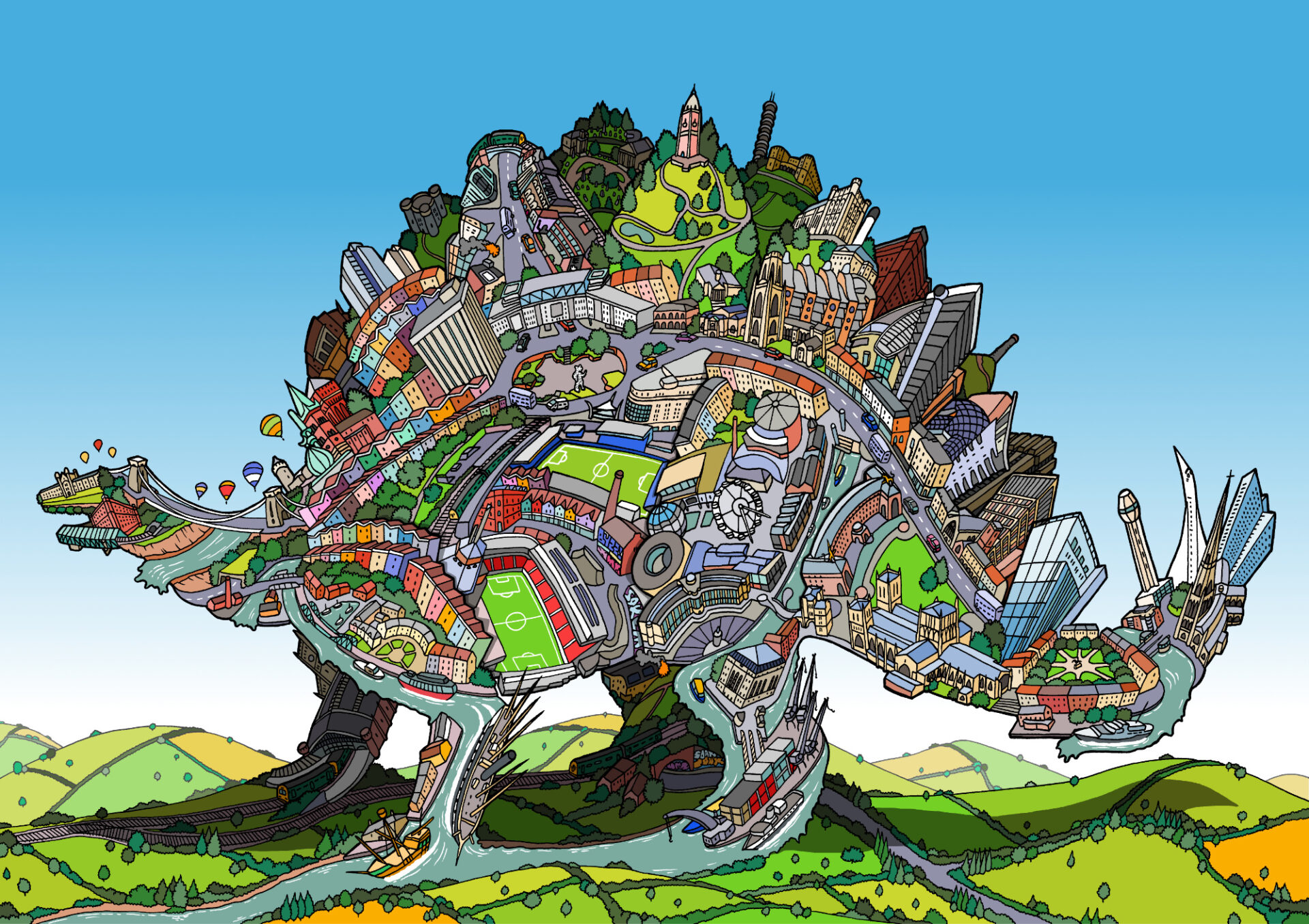 Story: Andy Council - Illustrator and Street Artist - Bristol Walk Fest